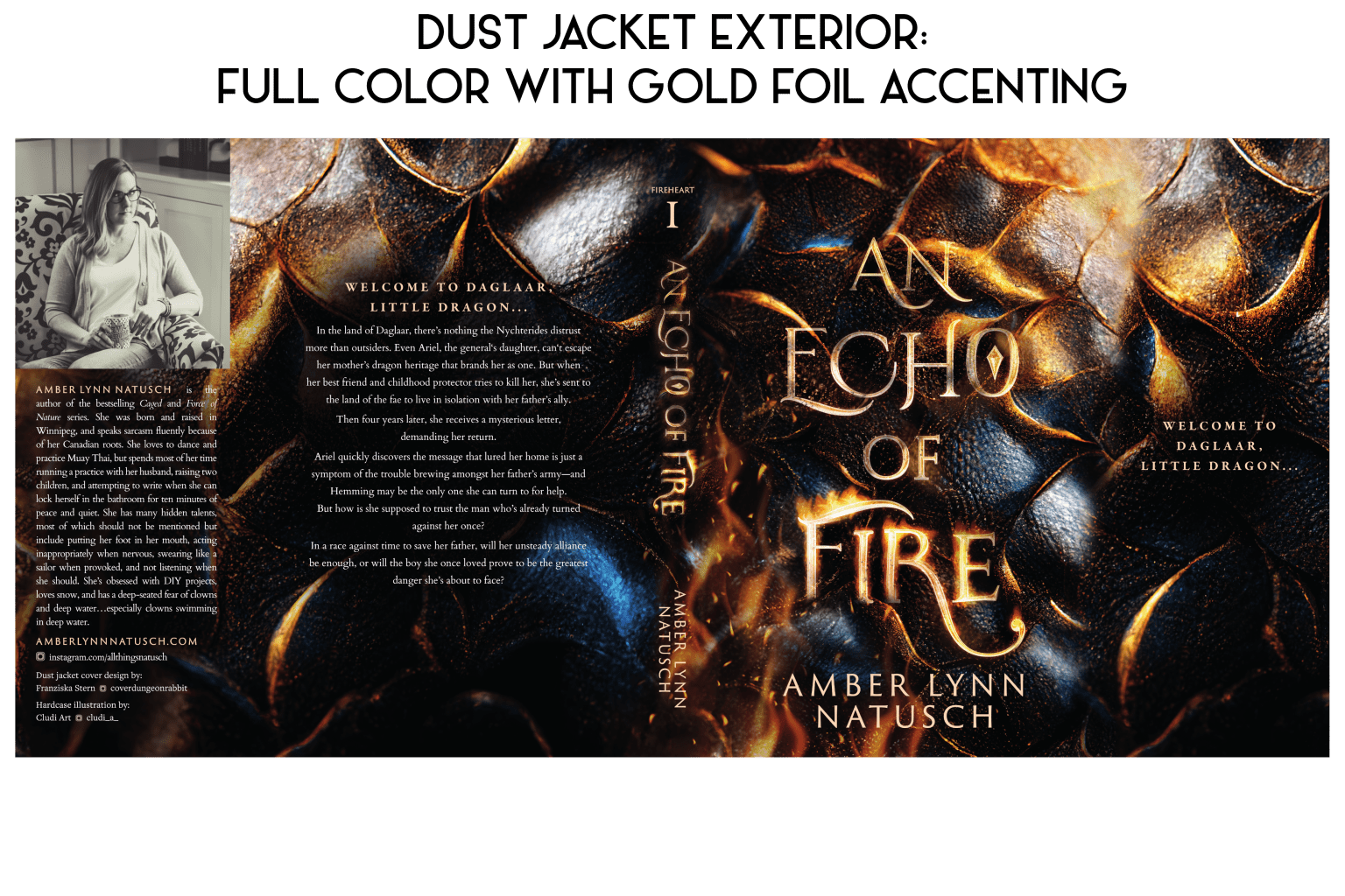 An Echo of Fire Kickstarter Edition Hardcover – Amber Lynn Natusch